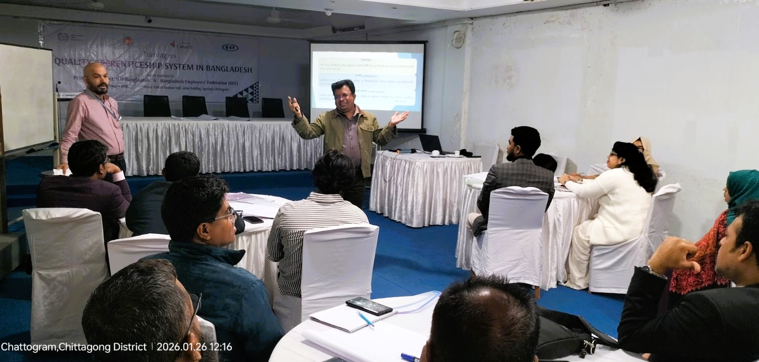 BEF Conducted Training on Quality Apprenticeship System in Bangladesh ...